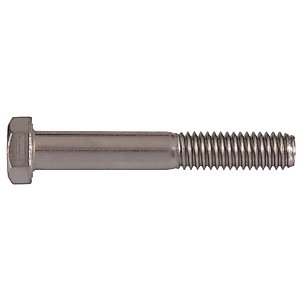Hillman 4210 Hex Cap Screw NF Stainless Steel 1/4-28 X 2-1/2 in. (10-Pack)