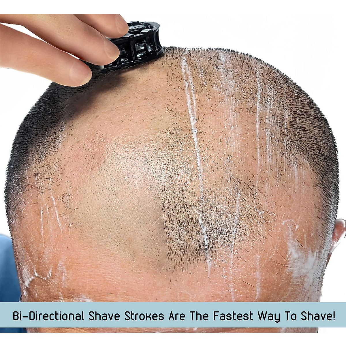 Premium OmniShaver Special - Free Hot Water Tong! Fastest Way to Shave Head, Legs, Arms, Body | an Alternative to Disposable Shaving Razors Self Cleans & Strops During Use