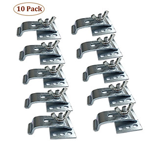 Sink Clips Undermount Kitchen Sink Clips, Epoxy Undermount Sink Brackets Supports for Bathroom Kitchen 10 Pack Kit