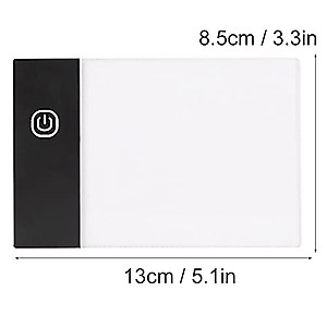 Tracing Light Box, Artcraft LED Trace Light Pad Tracing LED Copy Board A6 LED Light Tablet Tracing Flip Book Kit with USB Cable for Painting for Calligraphy