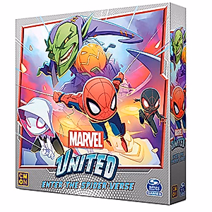CMON Marvel United Enter The Spider-Verse Expansion | Tabletop Miniatures Game | Strategy Game | Cooperative Game for Adults and Kids | Ages 14+ | 1-4 Players | Avg. Playtime 40 Minutes | Made by CMON