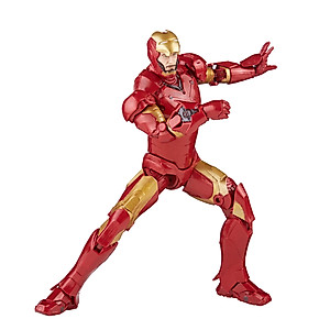 Marvel Hasbro Legends Series 6-inch Scale Action Figure Toy Iron Man Mark 3 Infinity Saga Character, Premium Design and 5 Accessories