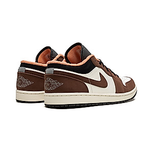 Nike Jordan Mens Jordan 1 Low DC6991 200 Mocha - Size 8.5 Mocha/White-black