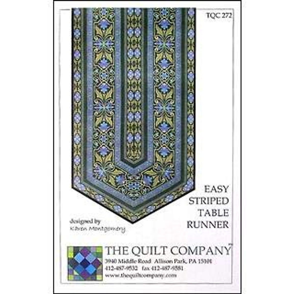 The Quilt Company Easy Striped Table Runner Sewing Patterns