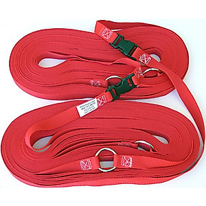 Home Court 1-inch Non-Adjustable 30-ft Sand Court Line - 17NAS (Red)