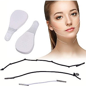 TOUGHIMI 120PCS Refill Tapes for Instant Face, Face Lift Tape-Face Lifting Patch Invisible V-line Facelift Patch Tapes and Bands kit,Neck and Eye/Double Chin Lift, Best Gift for Woman