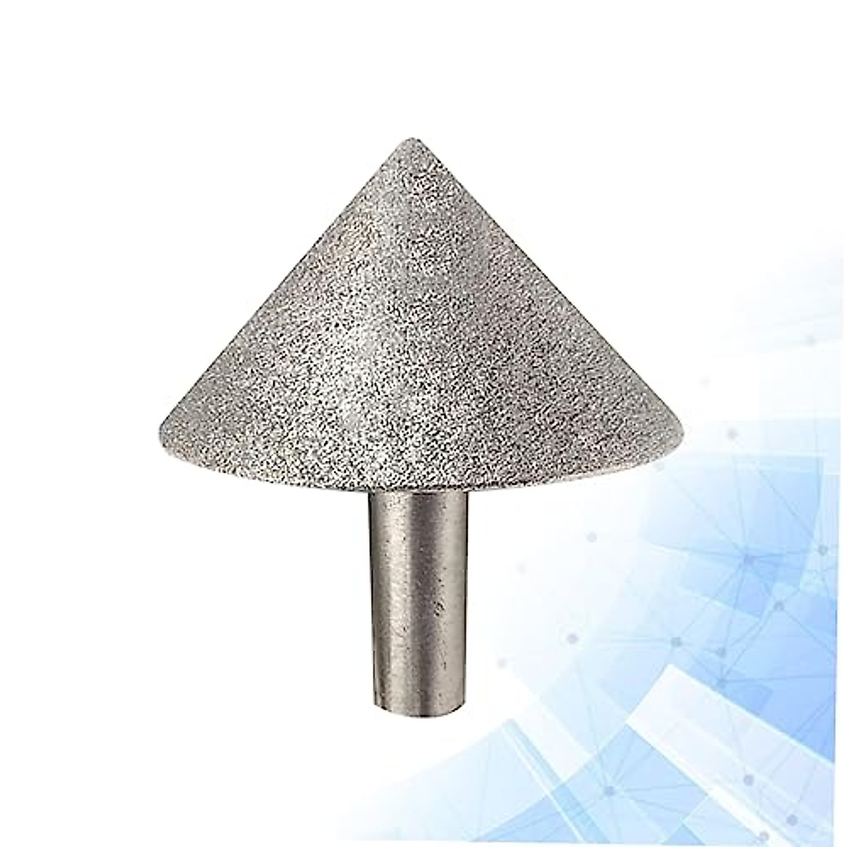 OSALADI Abrasive Stone Heads Alloy Grinder Drill Grinder Head Stone Grinding Tools Rotary Burrs Grinding Head Glass Stone Chamfering Tool Grinding Head Adamas Chamferer conical