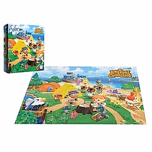 Animal Crossing “Welcome to Animal Crossing” 1,000 Piece Jigsaw Puzzle | Collectible Puzzle Featuring Familiar Characters from The Nintendo Switch Game | Officially Licensed Nintendo Merchandise