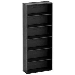 IRONCK Bookshelves and Bookcases Floor Standing 6 Tier Display Storage Shelves 70in Tall Bookcase Home Decor Furniture for Home Office, Living Room, Bed Room