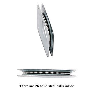 Lazy Susan Turntable Bearings 4 Pack 3 Inch Square Heavy Duty Swivel Plate 5/16 Inch Thick for Bar Stool Chair