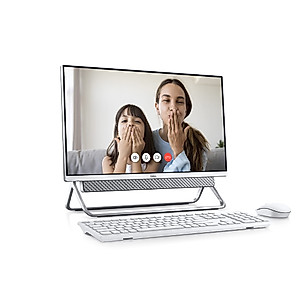 Dell Inspiron 5400 24-inch Touchscreen All in One Desktop - FHD (1920 x 1080) Display, Pop-Up Webcam, Intel Core i5-1135G7, 8GB DDR4 RAM, 512GB HDD, Intel Iris Xe Graphics, Windows 11 Home - Silver