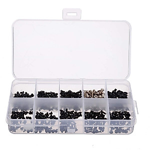Replacement Part for M.C 500Pcs Laptop Screw Computer Assemble Repair Screw Fastener Set Mini Screws Kit for Laptop Computer Repair Tool Parts
