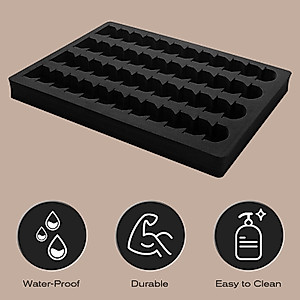 RAMIEYOO Coffee Capsule Storage Drawer Tray,Drawer Insert Organizer Holds 48 Pods Compatible with Nespresso Vertuo Vertuoline Capsules for Kitchen,Home,Office(Waterproof/Washable)