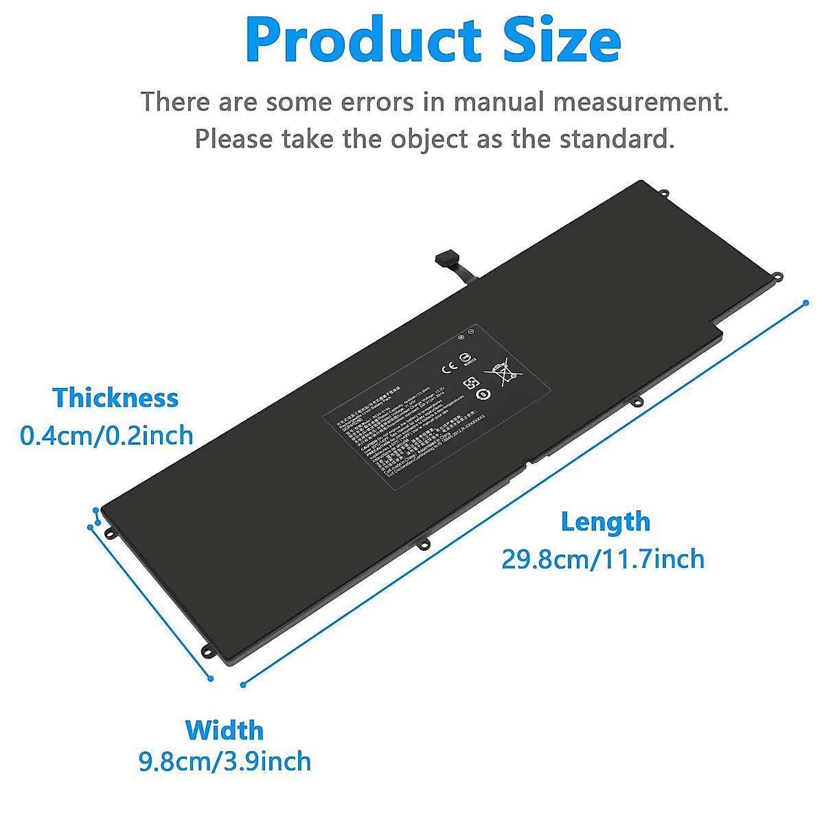 RC30-0196 Laptop Battery for Razer Blade Stealth 2016 v2 2017 i7-7500U i7-8550u 13.3" RZ09-01962W10 RZ09-0239 RZ09-02393E31 RZ09-01962E52 RZ09-01962E53 RZ09-01962E20 RZ09-01962E10 RZ09-01962E12