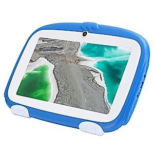Haowecib Kids Tablet, HD Tablet Capacitive Multi-Touch Screen Stable and Durable Light and Durable High-Speed Response Operation Function for Office for Home(American Plug (100-240V))
