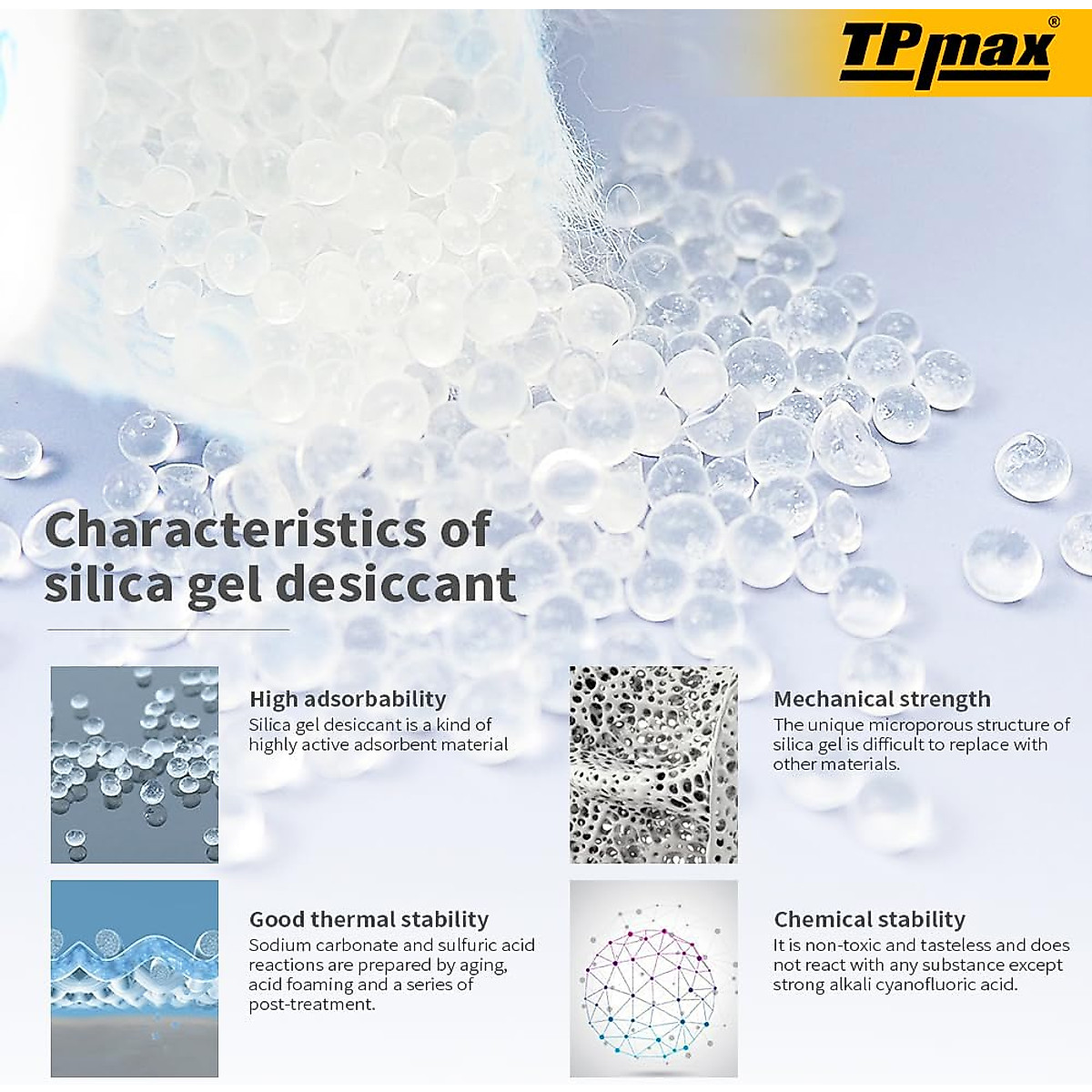 30 Packets 10 Gram Silica Gel Desiccant Pockets Bags Packs Absorber Dehumidifiers