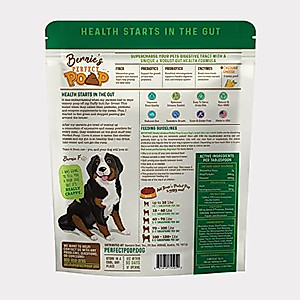 Perfect Poop Digestion & General Health Supplement for Dogs: Fiber, Prebiotics, Probiotics & Enzymes Relieves Digestive Conditions, Optimizes Stool, and Improves Health (Cheddar Cheese, 30.0)