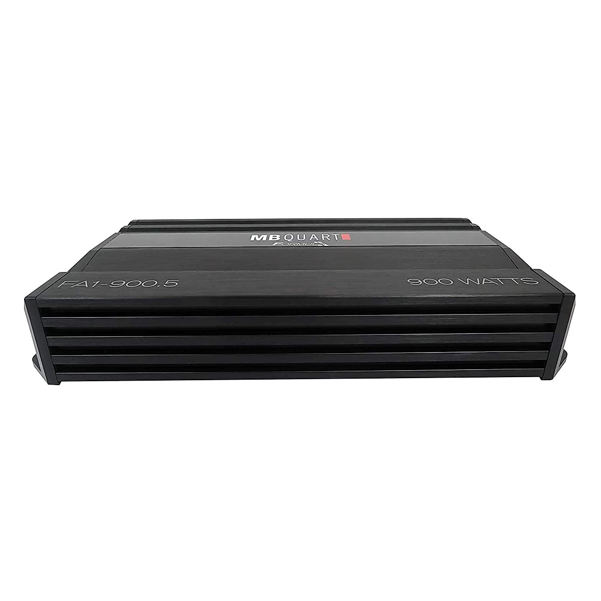 MB Quart FA1-900.5 5 Channel Car Audio Amplifier (Black) - Class SQ Amp, 900-Watt, Variable Electronic Crossover, LED System Protection, Heavy Duty Connections, Bass Remote Included