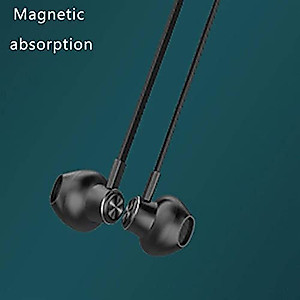 ESSONIO Bluetooth Headphones Wireless Earbuds Neckband with mic Noise Cancelling Wireless Headset 400 Hours Standby timefor Sports (New Gray)