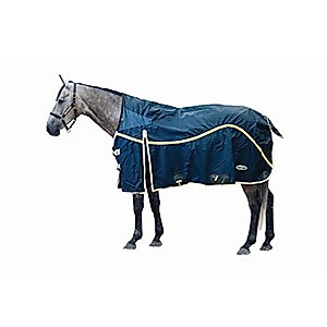 Country Legend by Western Rawhide 600D High Neck Waterproof Turnout, Navy