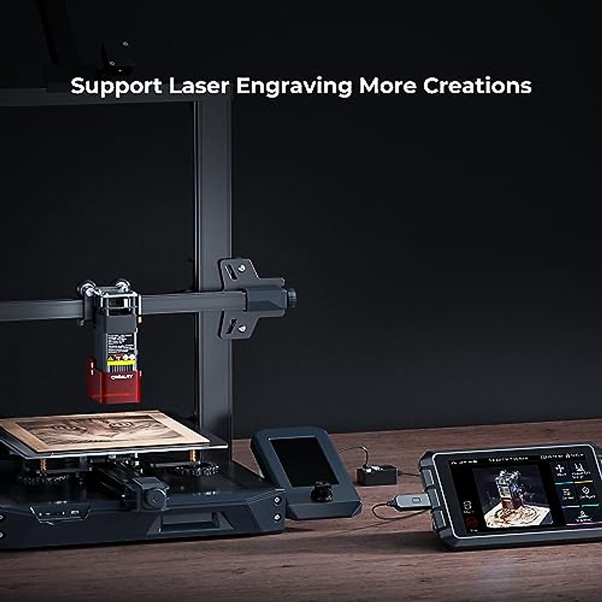 Creality Sonic Pad 7 Inch Touch Screen 3D Printer Smart Pad Based on Klipper Firmware Higher Printing Speed Support Keyboard Control time-Lapse Shoot Al Detection for Ender-3 S1 Pro/CR-10 Smart etc