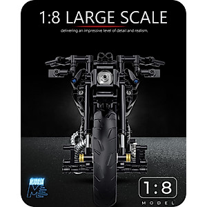 MJDDJA 1:8 Motorcycle Building Set- 586PCS, for Teenage Boys,Building Blocks for Adults, Collectible Building Toy for 14+ Year Old Boys, Adult Birthday Idea Gifts(Compatible with Legos Set)