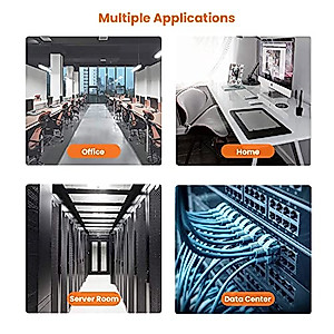 CableCreation 5 Feet (5-Pack) CAT 5e Ethernet Patch Cable, RJ45 Computer Network Cord, Cat5/Cat5e/Cat6 LAN Cable UTP 24AWG+100% Copper Wire for PC, Mac, Laptop, PS3, PS4, Xbox, 1.52m, Blue