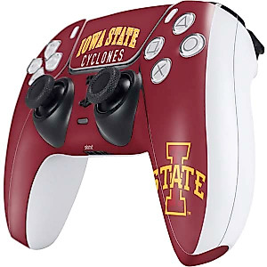 Skinit Decal Gaming Skin Compatible with PS5 Controller - Officially Licensed Iowa State University Collegiate Text Design