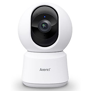 ARENTI 5ghz WiFi Security Camera Indoor, 4MP Plug-in Pet Dog Camera with Phone App, Baby Home Cam 2.4G/5G Dual-Band, AI Motion Detection, Auto Tracking, 2-Way Talk, Night Vision, Works with Alexa