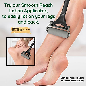 Smooth Reach Long Razor Extension Handle - Leg Hair Removal for Women – Razor Extender For Pregnant Women, Limited Mobility Shaving Tool - Back Shavers for Men - Works On All Blade Razors