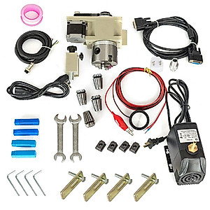 CNCEST USB ER20 4AXIS 2.2KW 6090 CNC Router Metal Engraver Milling Drilling Machine VFD Ball Screws 3D Spindle Carving Drilling Machine 110V For Wood Working Cutting Mill PCB Badges Bronzing Plate