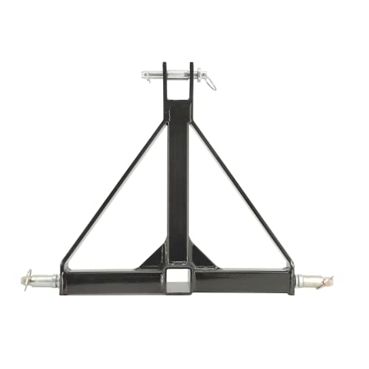 Standard 3-Point Hitch Adapter for Trailers & Farm Equipment with Category 1 Pins & 2" Hitch Receiver