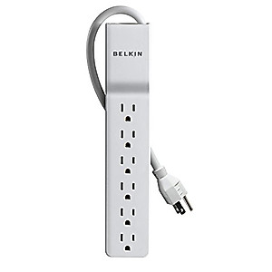 Belkin BE106000 6-Outlet Commercial Power Strip Surge Protector with 10-Foot Power Cord, 700 Joules (BE106000-10)