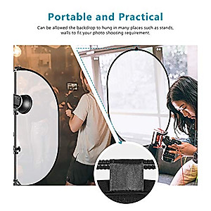 NEEWER Light Diffuser Panel for Photography, 5x7 feet/150x200cm Soft White Diffuser Fabric with Carry Bag, Collapsible Pop Out Light Modifier for Studio and Outdoor Portrait, Product, Video Shooting