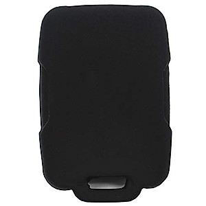 Ezzy Auto A Pair Black Silicone Rubber Key Fob Case Key Cover Key Jacket Skin for Enclave Colorado Silverado 1500 Suburban Tahoe Yukon Sierra 1500