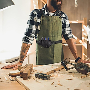 GORGECRAFT Multitool Sheath for Belt EDC Leather Belt Pocket Organizer Holster Flashlight Leatherman Sheath Pen Pouch Holder Keychain Clip Practical Belt for Men Key Fob Clip（Brown