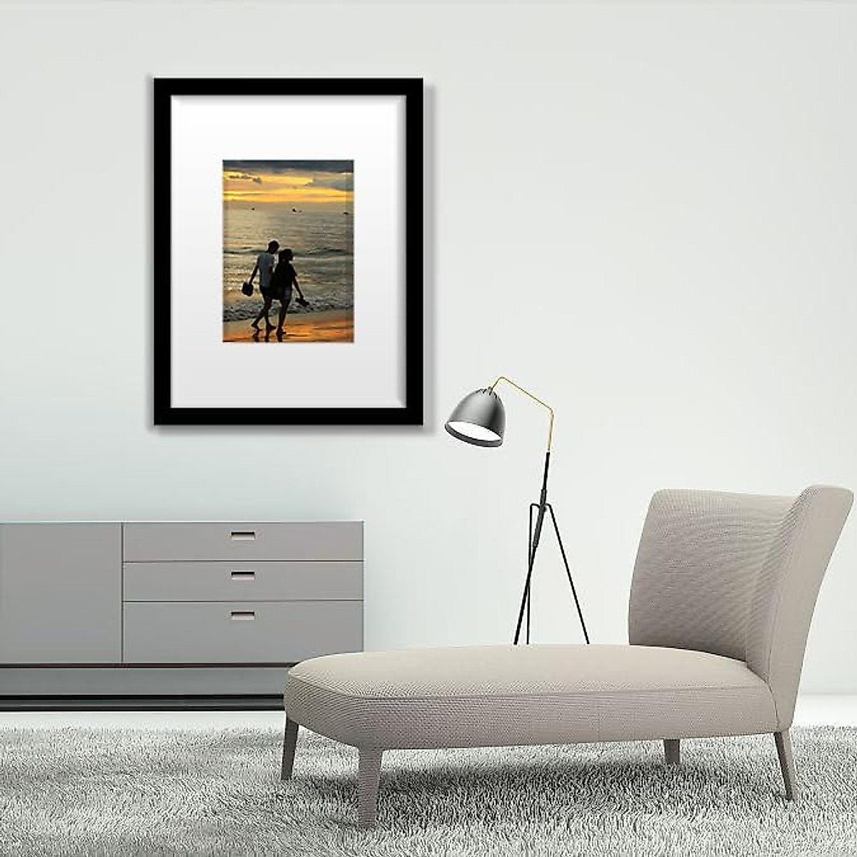 Betionol Diamond Painting Frames 16x20, Large Picture Frame Displays 16x20in Pictures Without Mat, or 12x16in/30x40cm Kid's Art Pictures or Photos with Mat, All Accessories Included