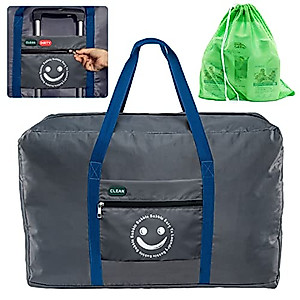 BUBBLE Traveling Laundry Bag, Camp Laundry Bags With Strap, Large Laundry Bags for Travel, Dirty Clothes Bag, Washable Nylon Laundry Bag With Handles For Boys Girls College Students Heavy Duty