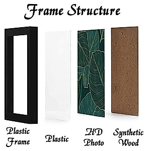 keibiubu Black 16x24 Poster Frame Set of 3, High Transparent Picture Frames for 16 x 24 Photo Poster Certificate Canvas Collage Wall Gallery Desktop Horizontal Vertical 16 By 24