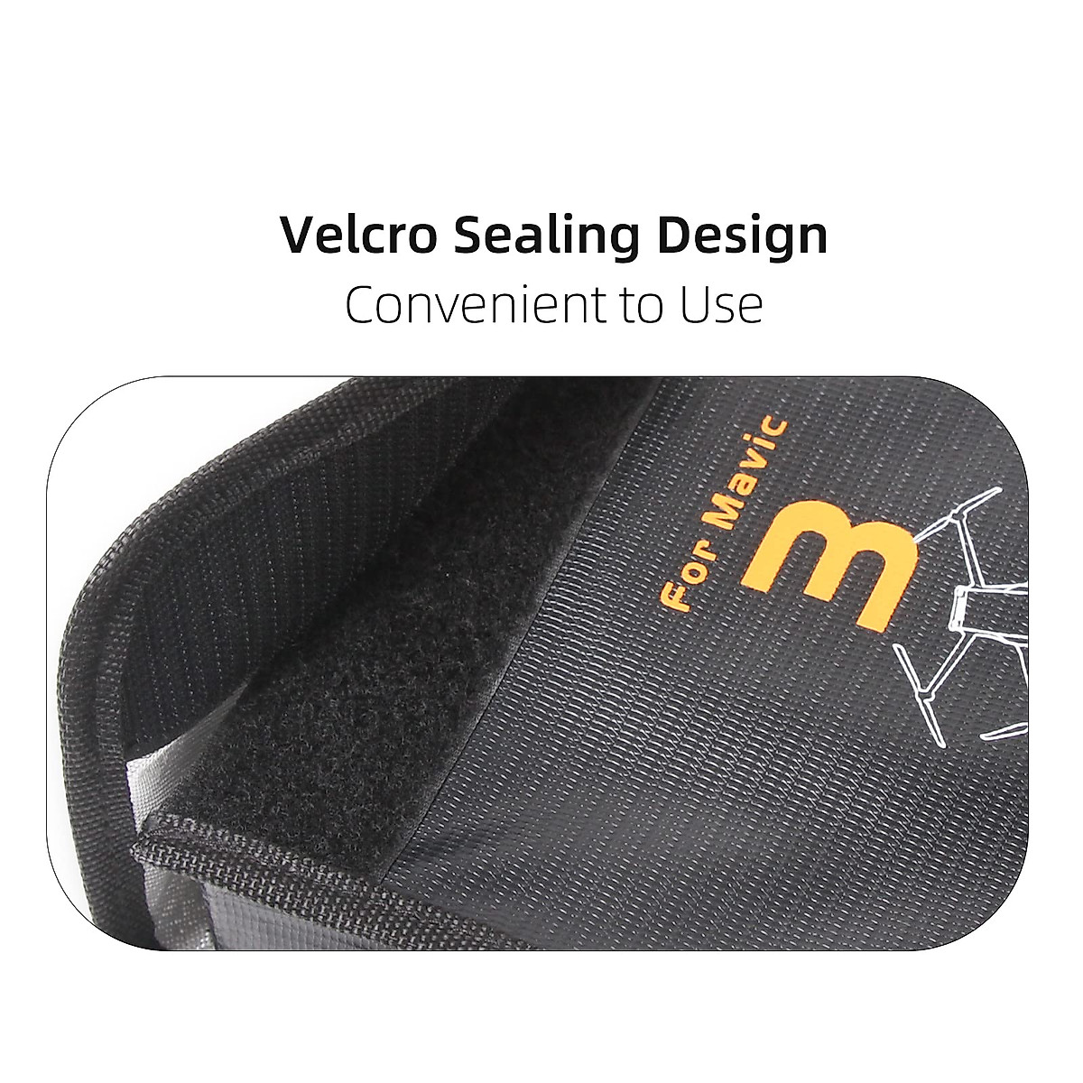 BEHORSE Mavic 3 Battery Safe Bag Fireproof Explosion-Proof Lipo Batteries Protector Storage for DJI Mavic 3/Mavic 3 Pro/Mavic 3 Classic Battery Accessories(for 3 Batteries)