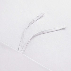 Mellanni Queen Bed Sheet Set + Duvet Cover Set Bundle&Save - Hotel Luxury Bedding - Bundle Includes: 4pcs Bed Sheet Set and 5pcs Duvet Cover Set (Queen, Lavender/White)