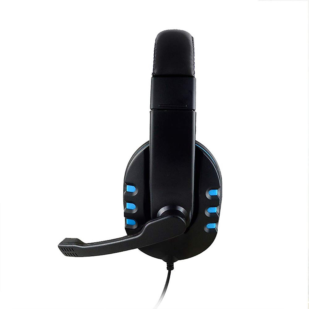 New Gaming Headset Voice Control Wired HI-FI Sound Quality for PS4 Black - PS4 wired headset headset