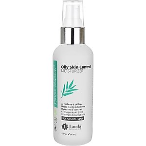 Mattifying Primer and Face Moisturizer with Salicylic Acid and Tea Tree Oil, Daily Face Lotion Non-Greasy Hydrating Anti Shine Facial Primer for Men and Women, 2 Oz by LAUDA BOTANICALS