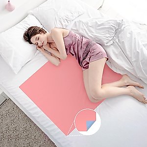 Aaram Ultrasoft Infant Waterproof Dry Rubber Bed Sheet Cover/Toddler Sleeping Mattress Protector/Urine Non-Absorbent Reusable Crib Mat (2 Meter) (78 x 36 Inches) (200 x 90 cm)