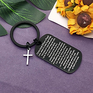 Correctional Officer Gift Keychain Correctional Officer Jewelry Prayer Jewelry Christian Gift Religious Jewelry Thanksgiving Day Christmas Birthday Gift from Correctional Officer Mom Wife Daughter