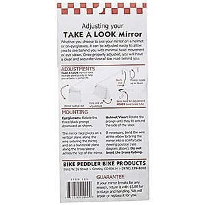 Bike Peddler Take A Look Cycling Eyeglass Mirror (Original)