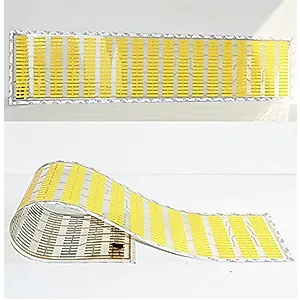 DIYAH Auto Sound Music Beat Activated Car Stickers Equalizer Glow LED Light Audio Voice Rhythm Lamp 70cm X 16cm / 27.5in X 6.3in (Yellow)