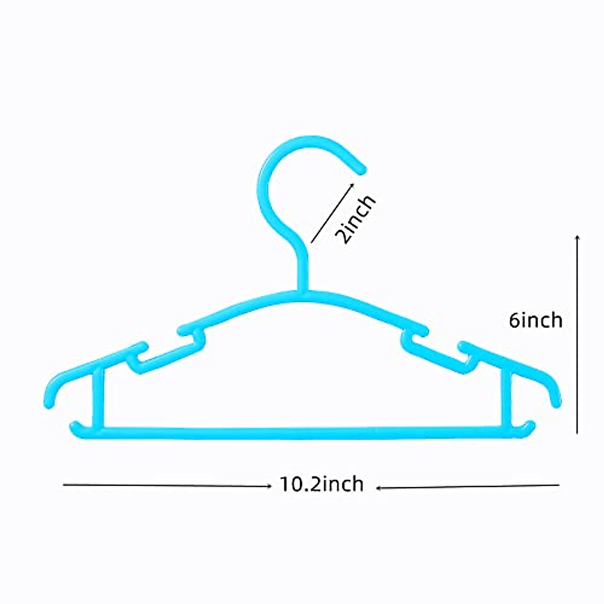 Baby Clothes Hangers,Kids Plastic Hangers for Closet,Toddler,Infant,Child,Newborn's Coat Hangers Ideal for Laundry and Nursery's Everyday Standard Use,120 Pack