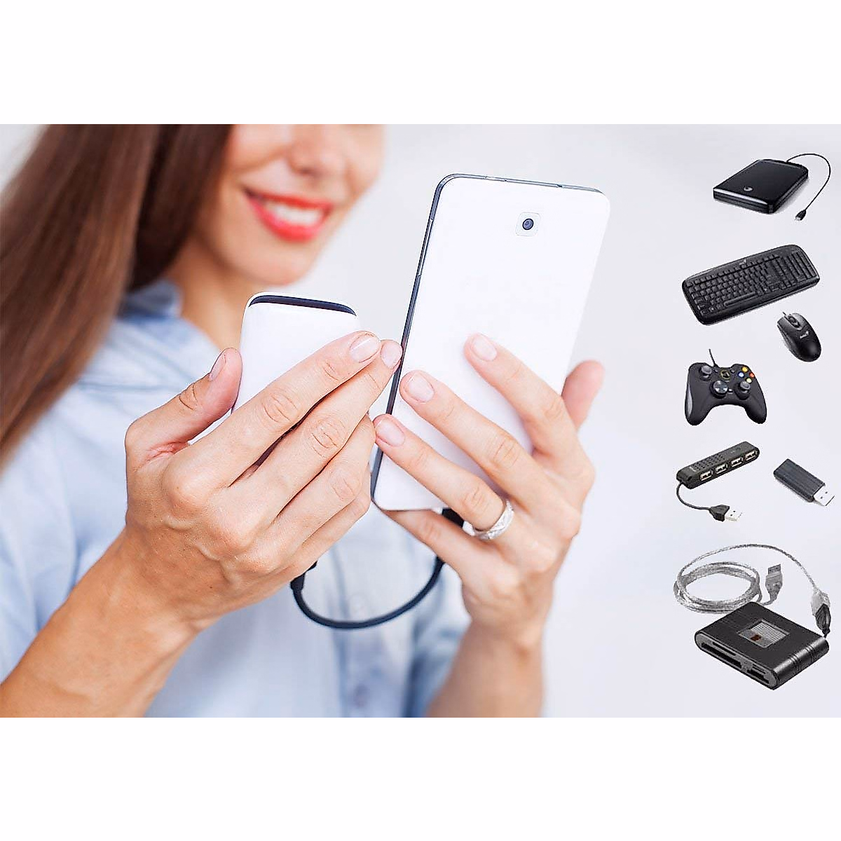 Tek Styz PRO USB + OTG Power Stick Compatible with Emporia CAREplus Smartphone for Dual Function Connection to Any Compatible Keyboard, Gaming, Mouse, Storage Drive or 100s of USB Device