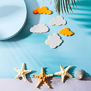 13 Pieces Cloud Shape Mold Set 10 Pieces Cloud Cookie Cutters and 3 Pieces 3D Cloud Silicone Molds for DIY Candy Chocolate Cookie Fondant Cake Gum Paste Soap and Polymer Clay Decor